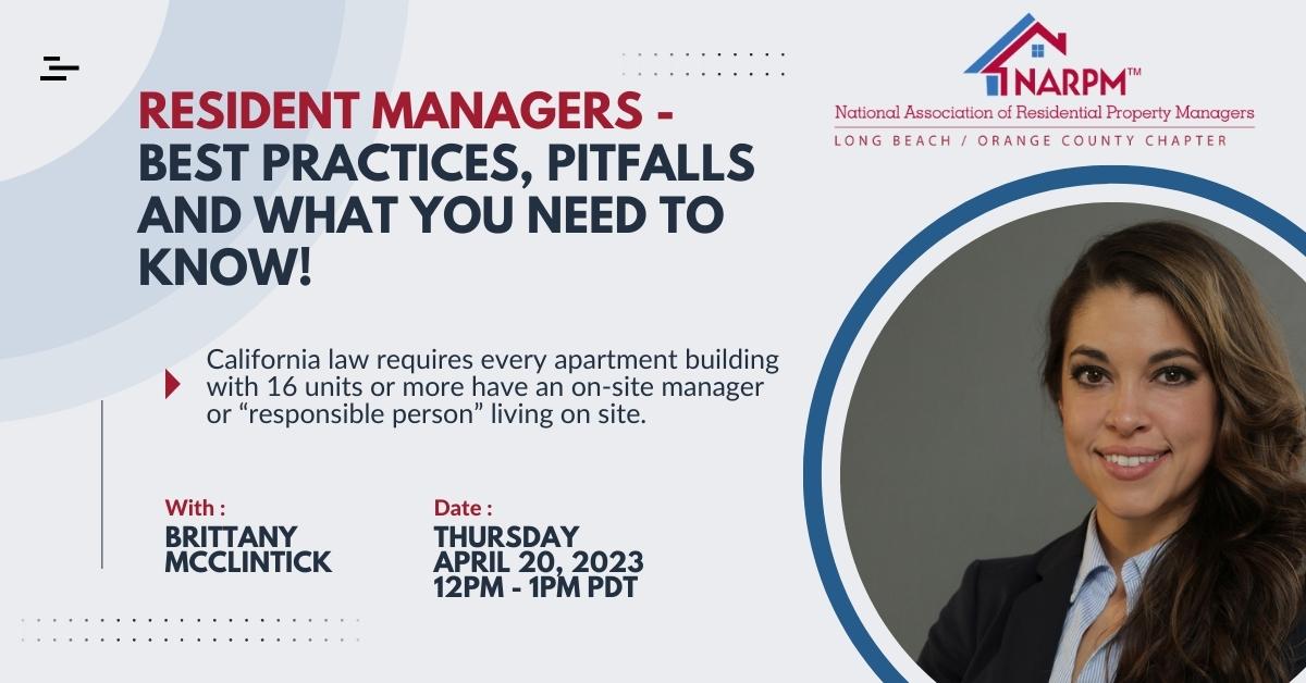 Resident Managers - Best Practices, Pitfalls and What You Need to Know ...